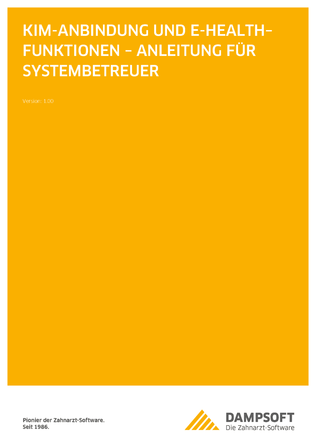 e-health Service - Dampsoft – Die Zahnarzt-Software