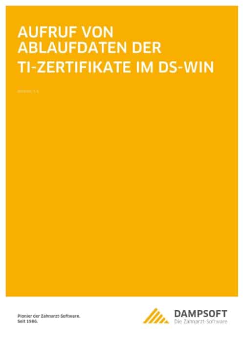 e-connect Support - Dampsoft – Die Zahnarzt-Software